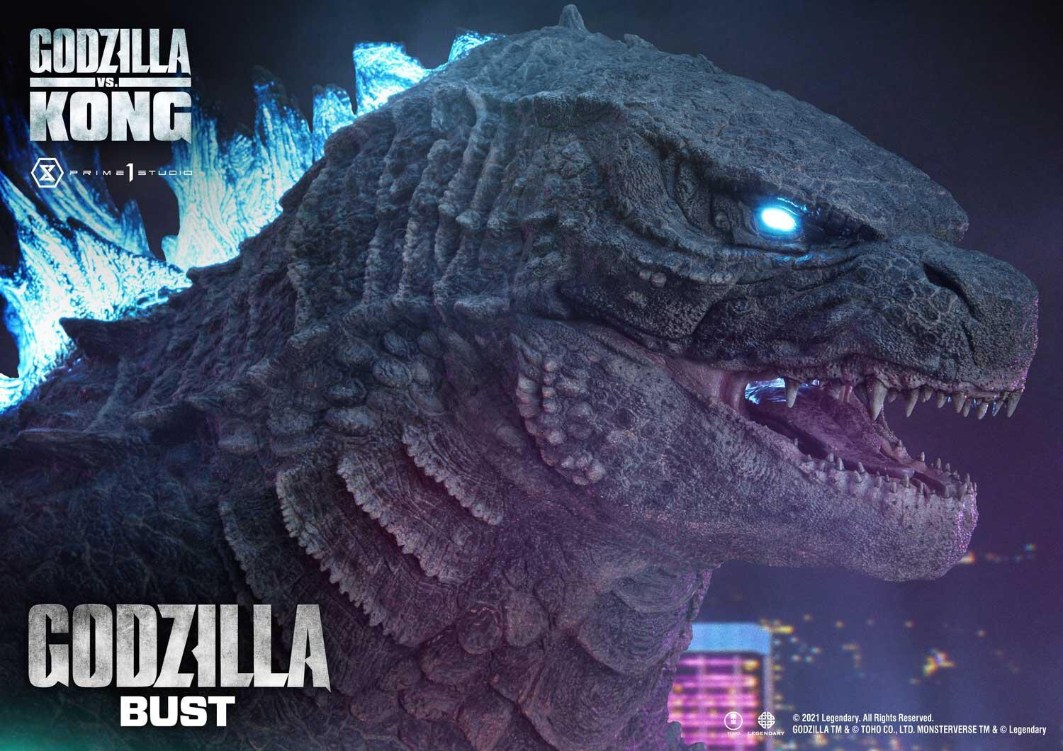 ArtStation - Prime 1 Studio - Godzilla Bust : Godzilla vs Kong