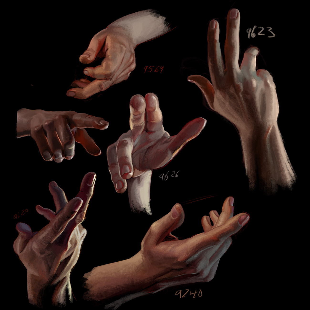 ArtStation - Hand Studies