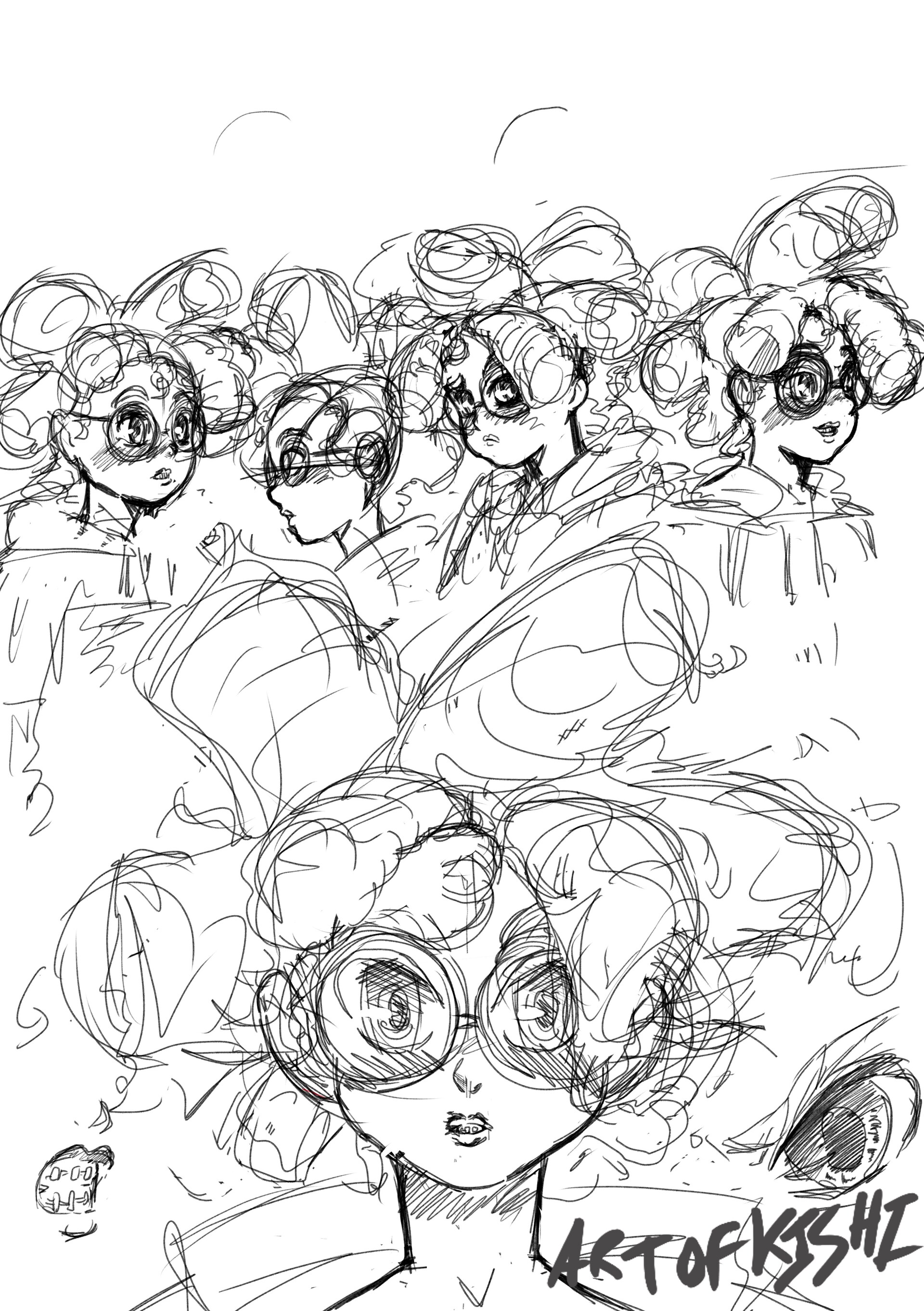 ArtStation - Main Character Sketches For Upcoming Webseries