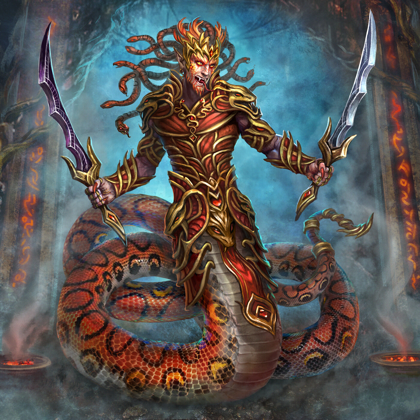 ArtStation - Elder Nag Warriors