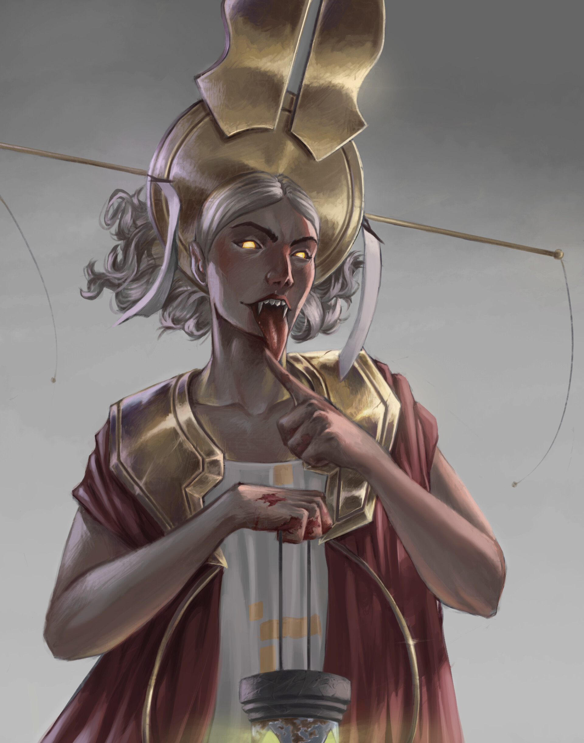 ArtStation - Corrupt priestess