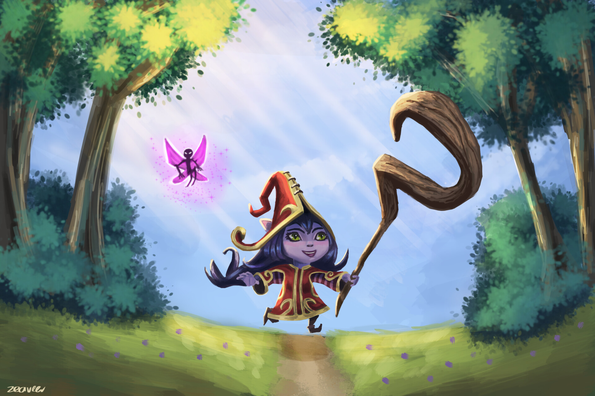 ArtStation - Lulu │LOL│ FAN ART