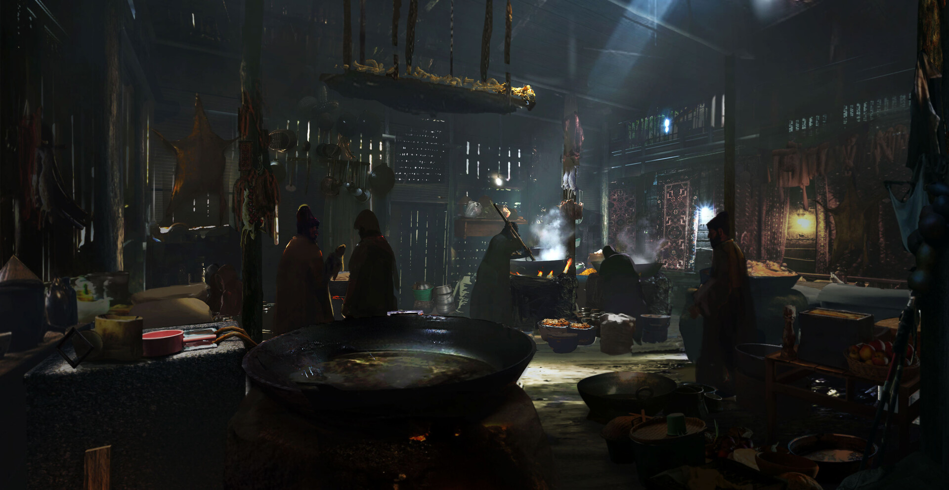 ArtStation - Secret workshop environment setting