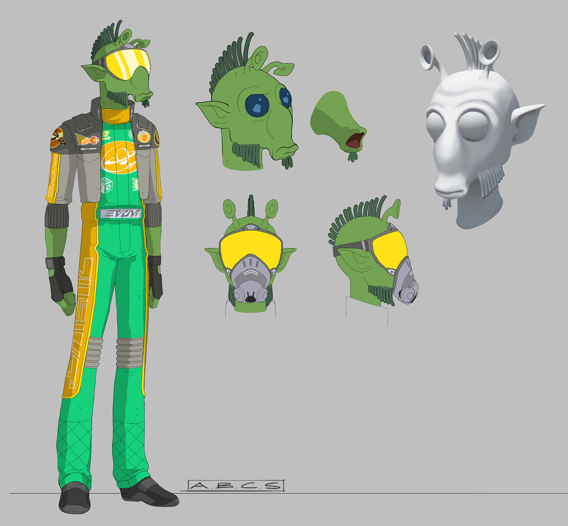 Amy Beth Christenson Smith - Star Wars Resistance: Hype Fazon and ship