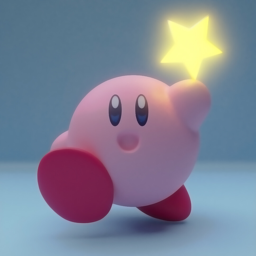ArtStation - Kirby with title