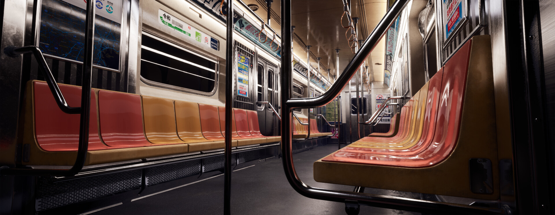 ArtStation - Metro interior