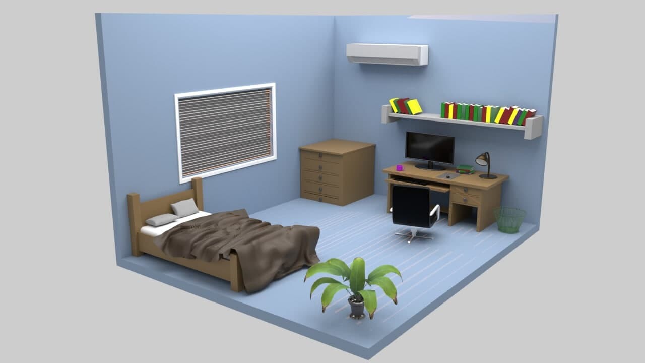 ArtStation - Isometric Interior