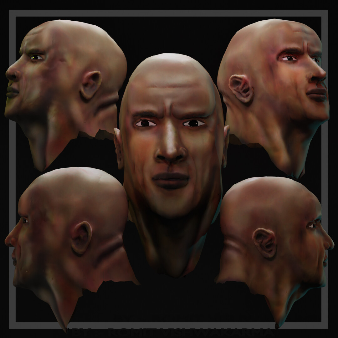 ArtStation - my first face sculpt