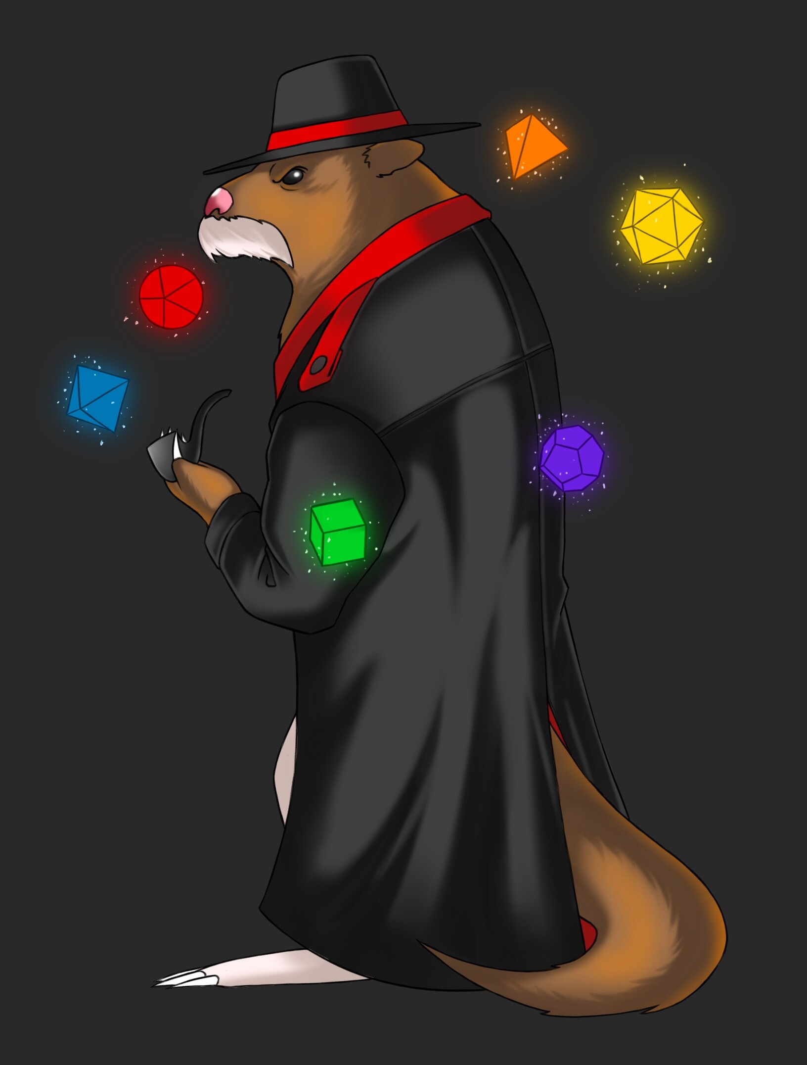 ArtStation - [Commissioned Work] DnD Don Weaselini, Wea-Sel the Gambler ...