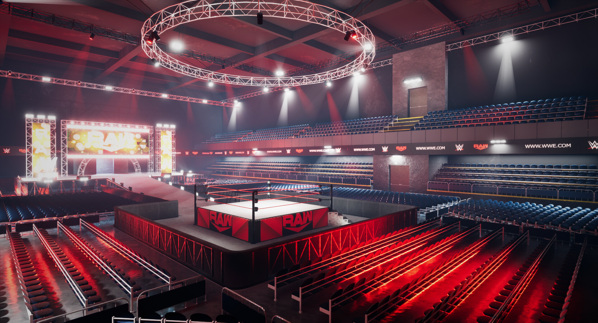 wwe arena background