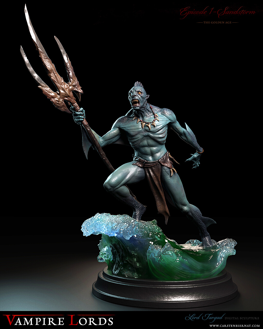 Carsten Biernat - Vampire Lords-Lord Targad Sculpture