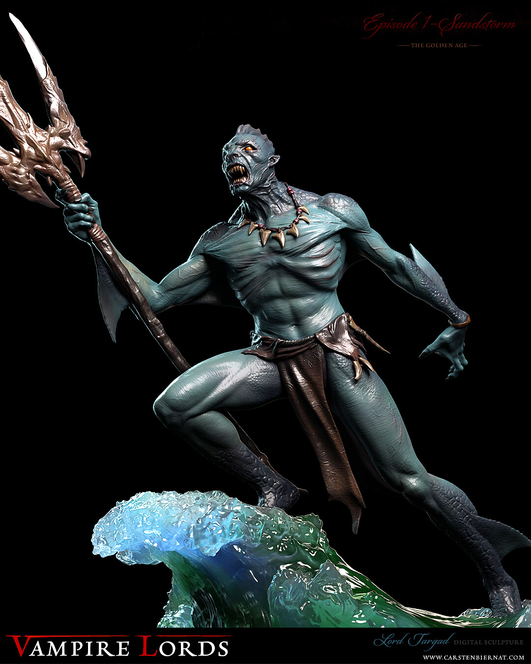 Carsten Biernat - Vampire Lords-Lord Targad Sculpture