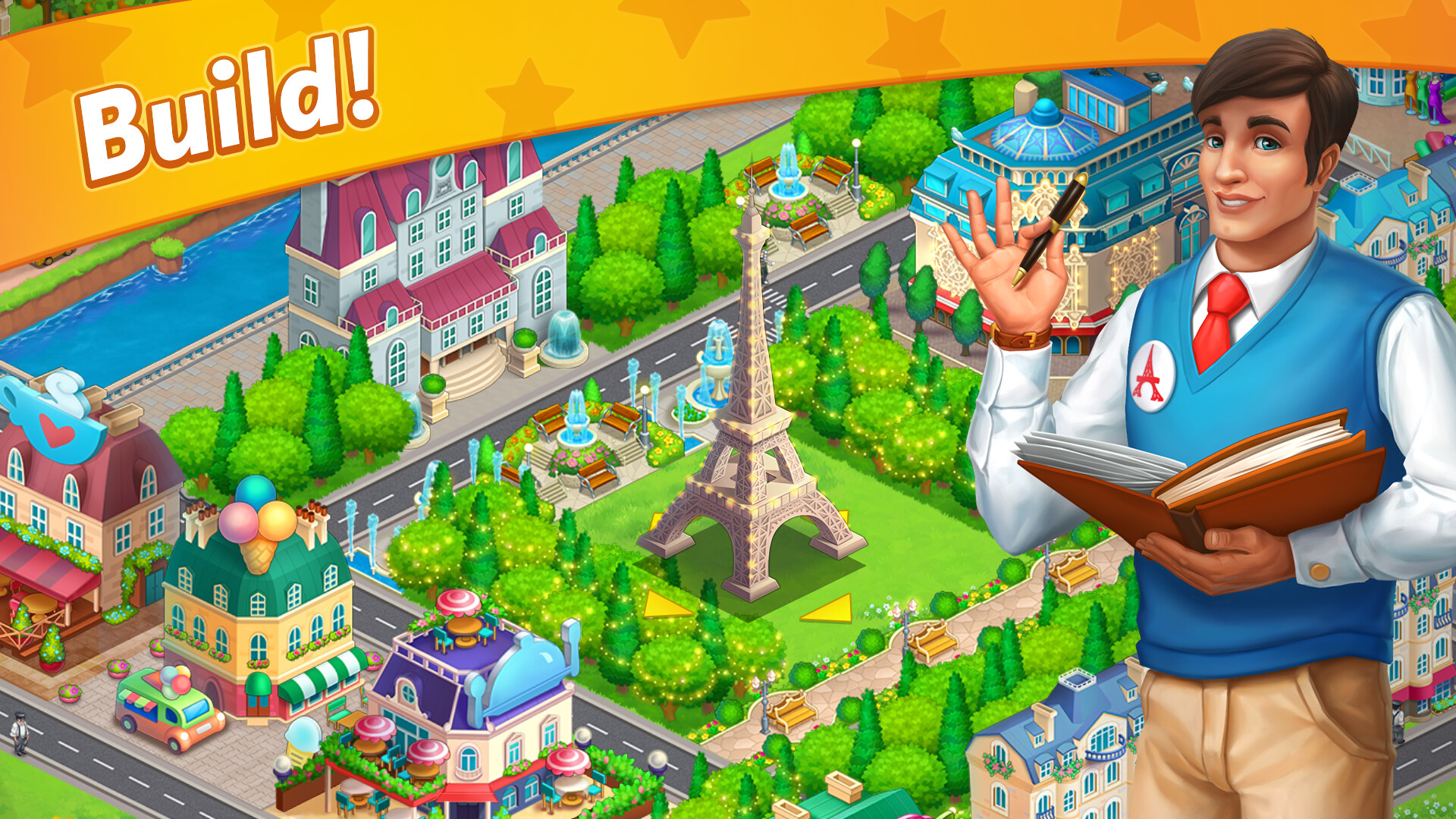 ArtStation - Paris: City Adventure_pop-up screens