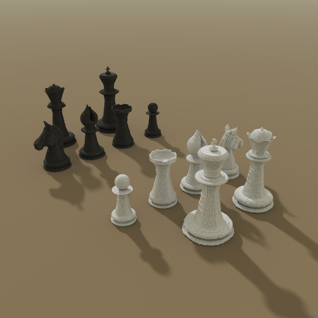ArtStation - Chess figures