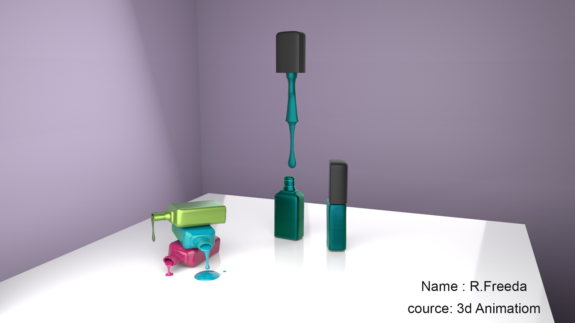 ArtStation - Nail polish