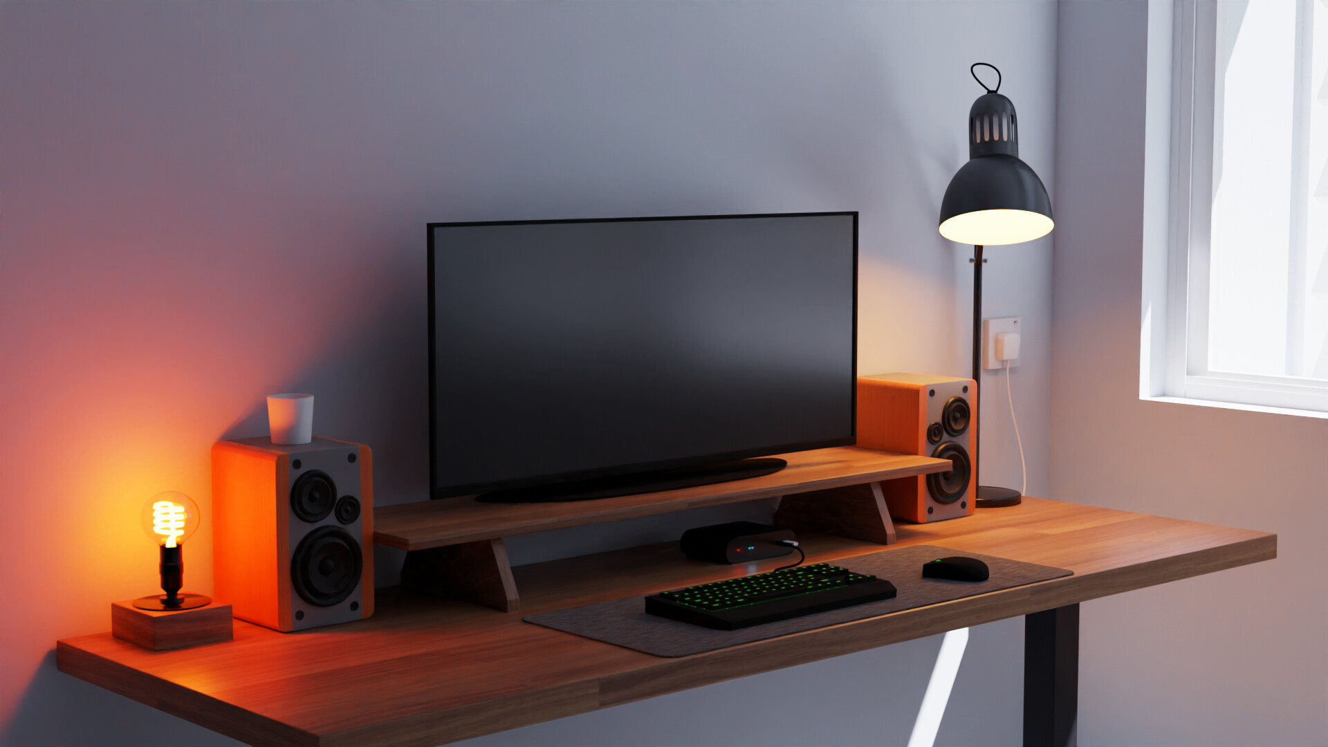 ArtStation - Desk Scene