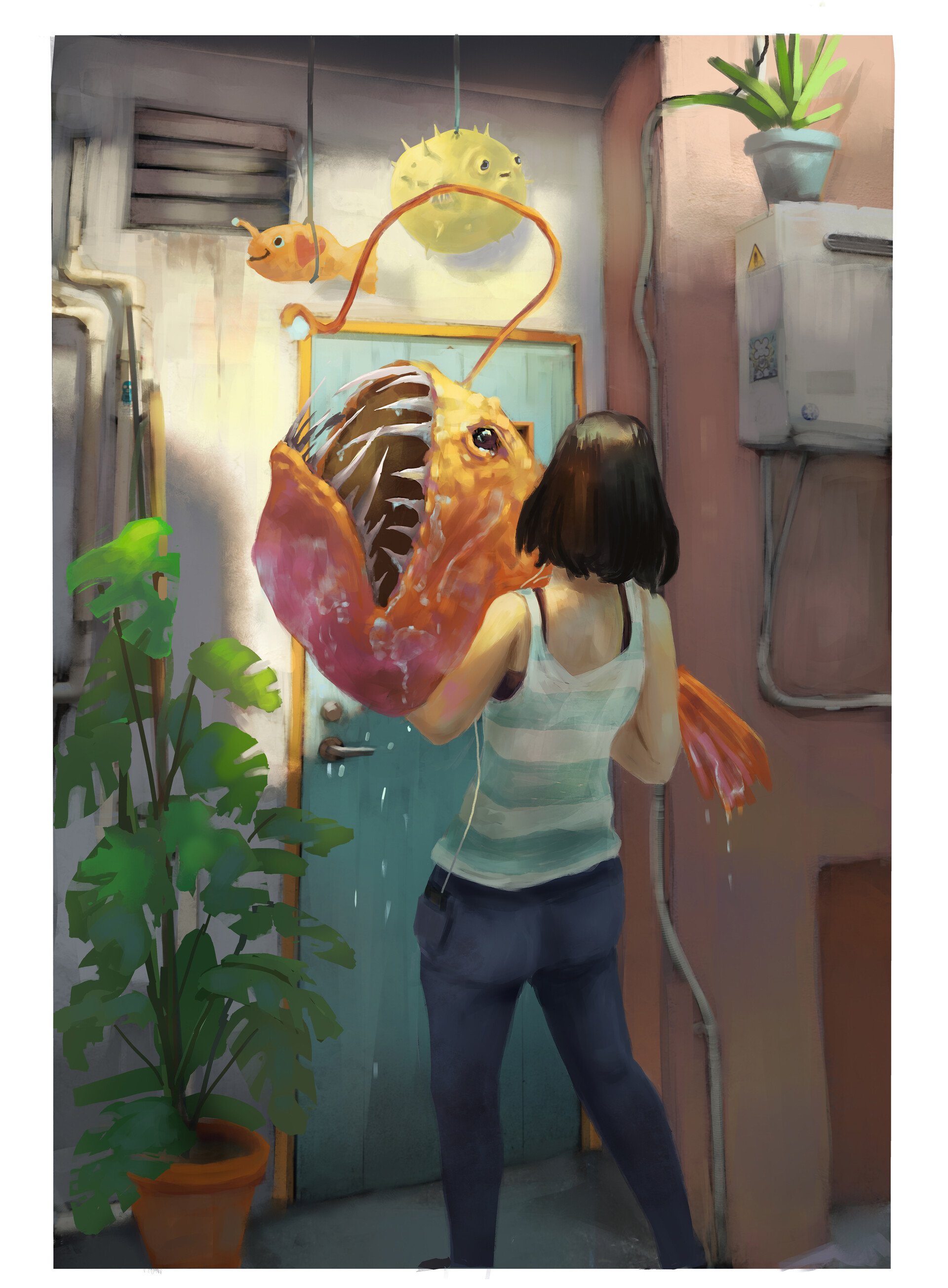 ArtStation - Angler fish