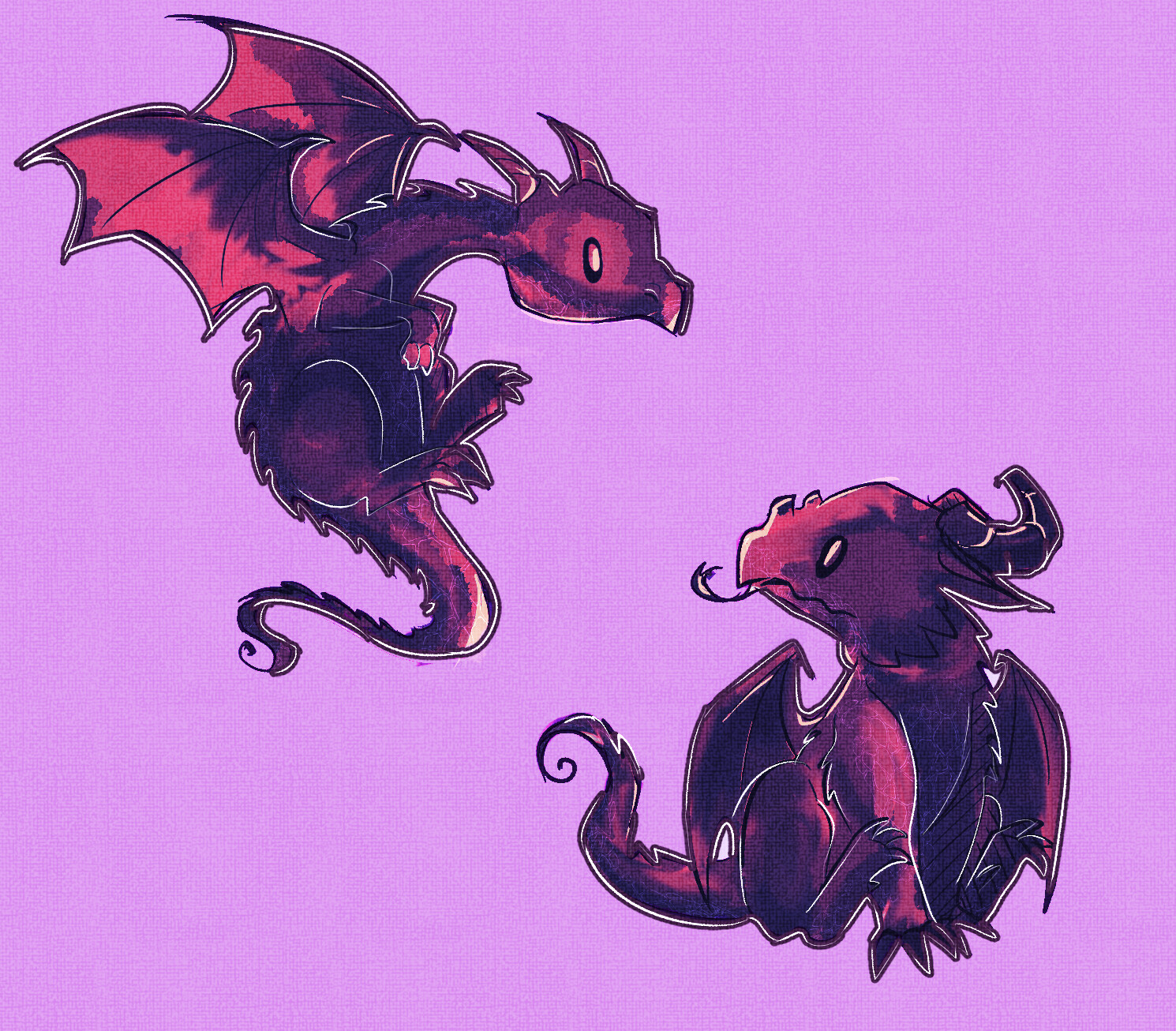 ArtStation - Small Dragons