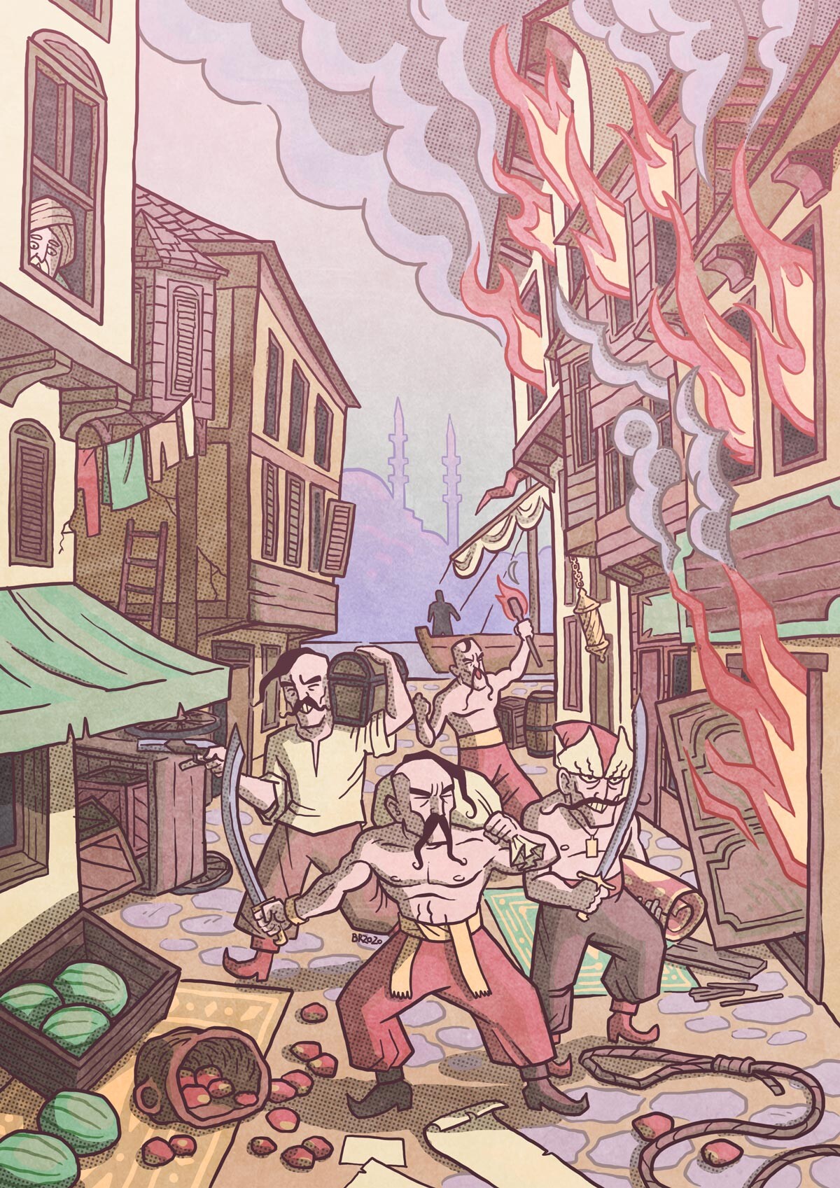 ArtStation - Raid on Istanbul: Second Rome