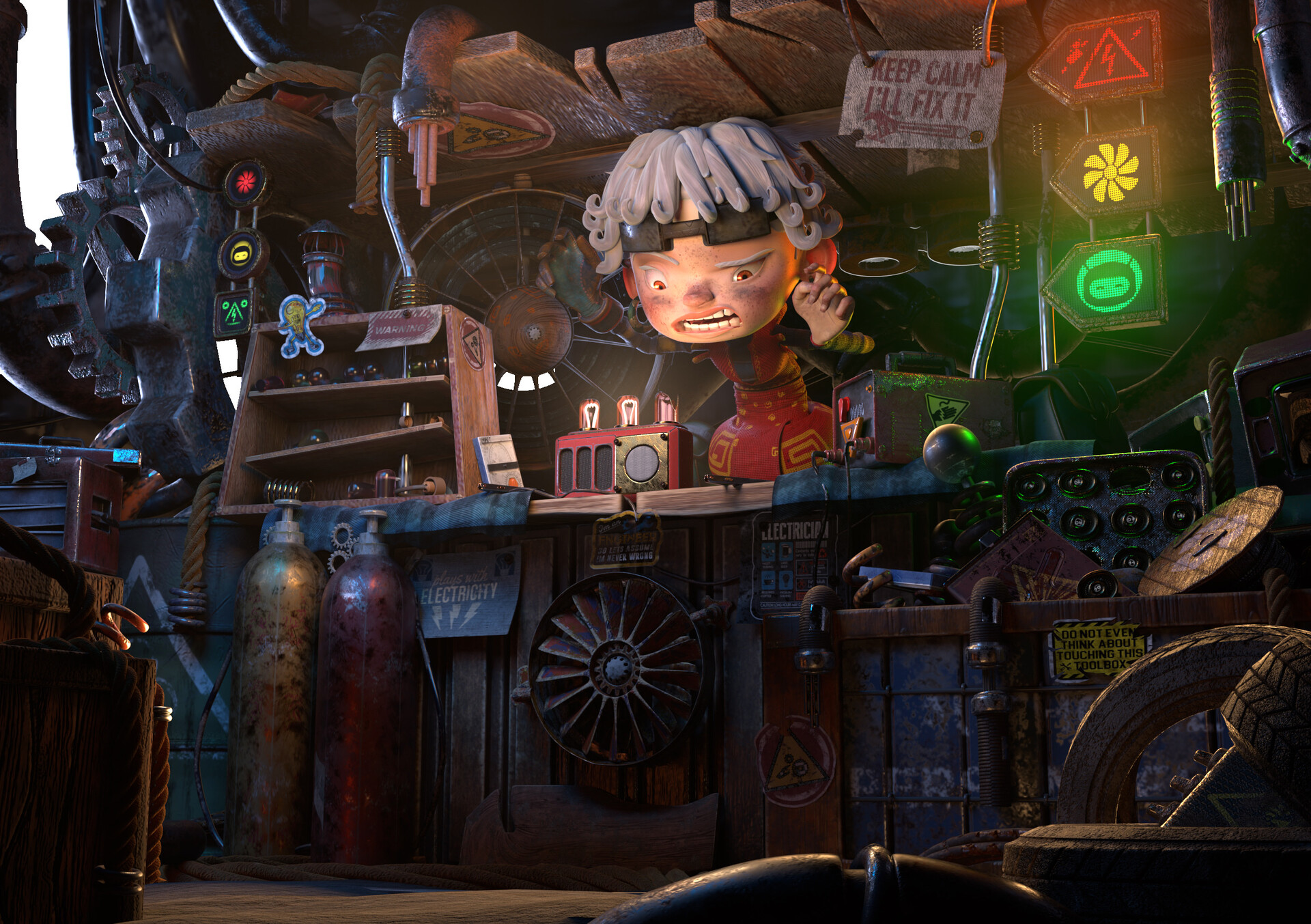 pachomius njolai - Aire’s junk shack