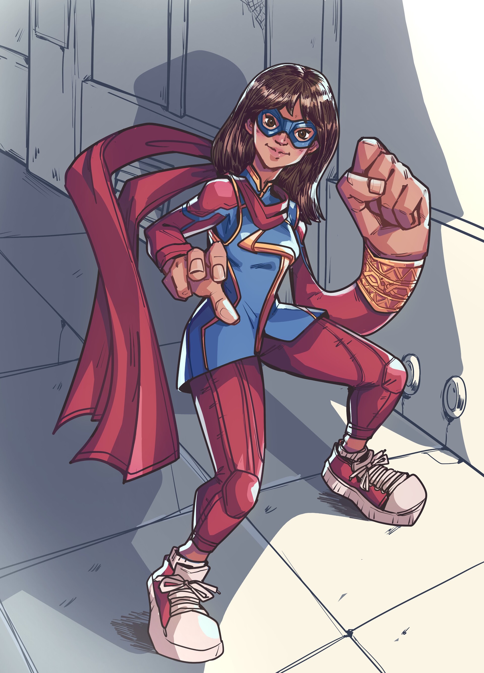 ArtStation - Miss Marvel Kamala Khan fanart
