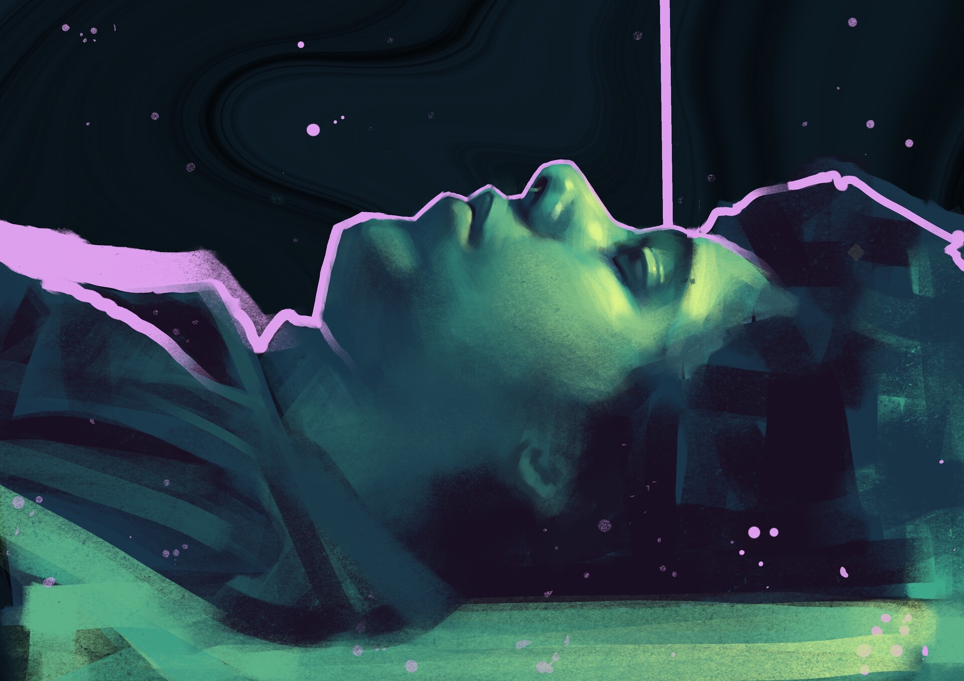 ArtStation - Thinking - Self Portrait