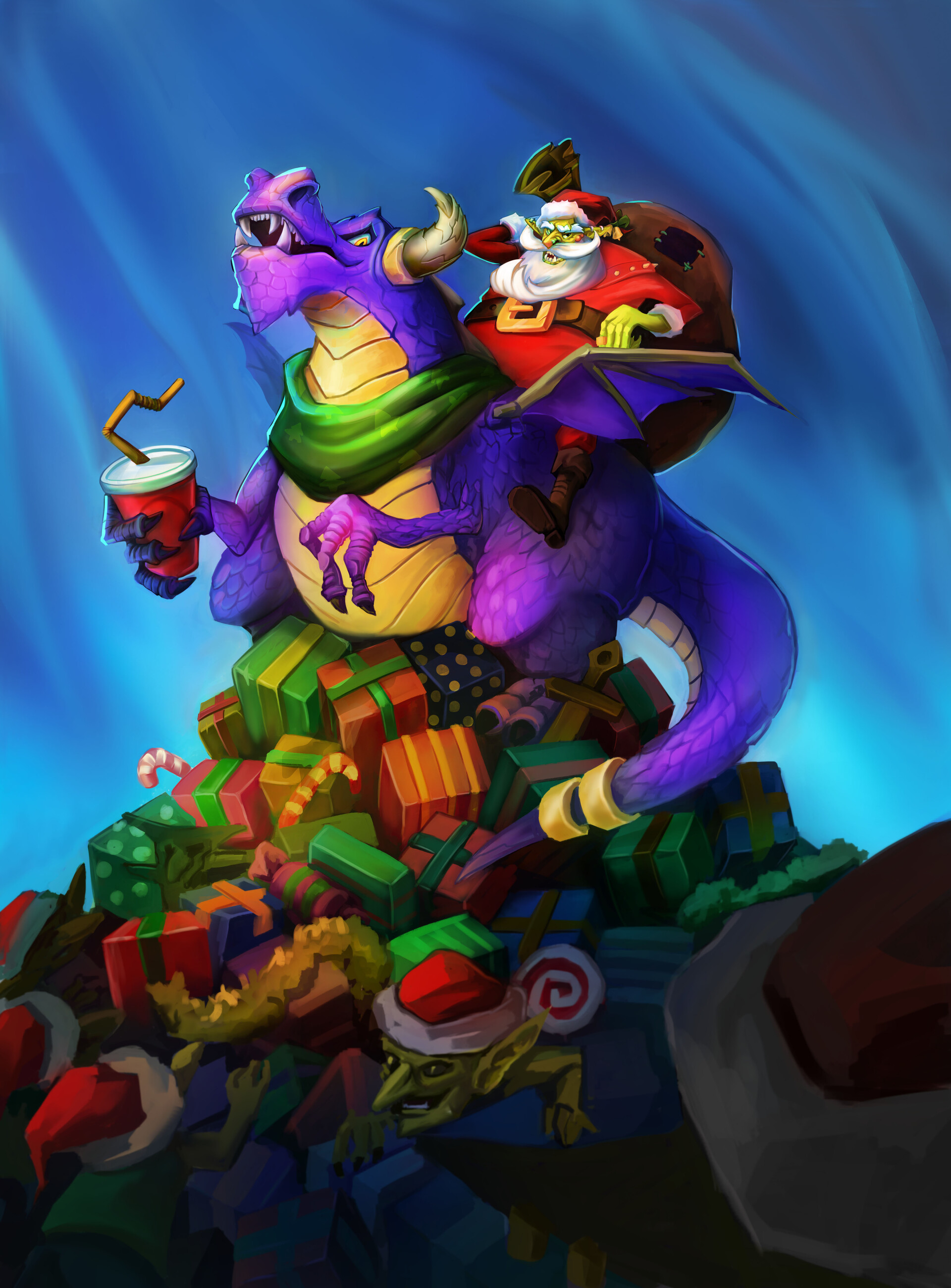 ArtStation - Goblin Santa