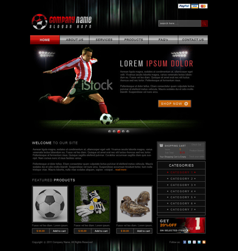 ArtStation - WEBSITE TEMPLATES