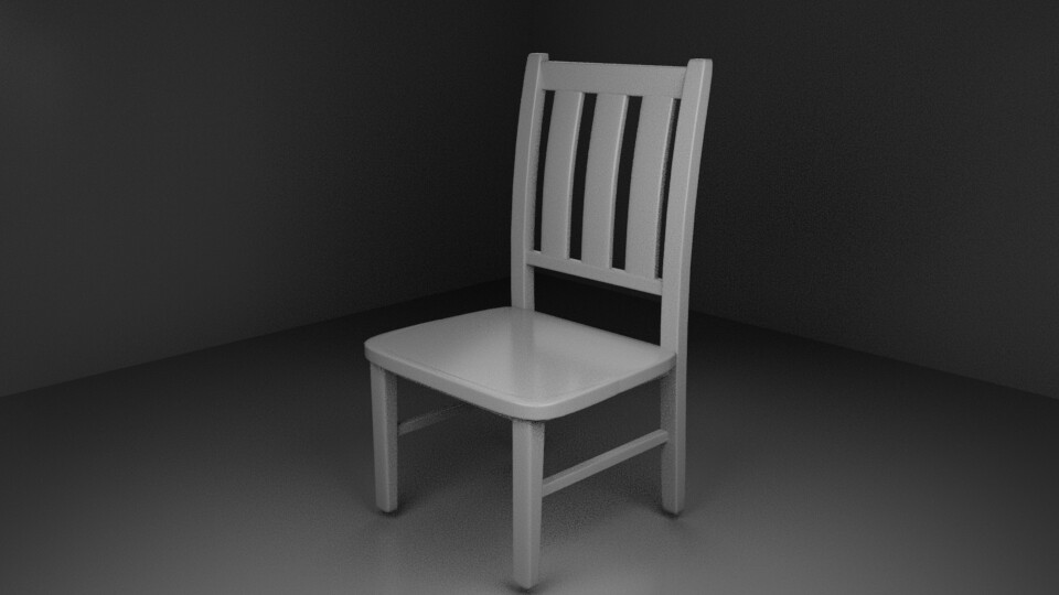ArtStation - Improved Wooden Chair Renders
