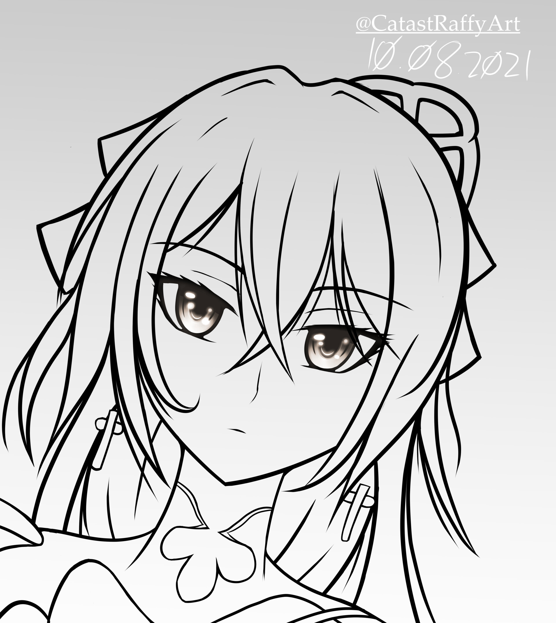 ArtStation - Inktober Day #8 - APHO Bronya