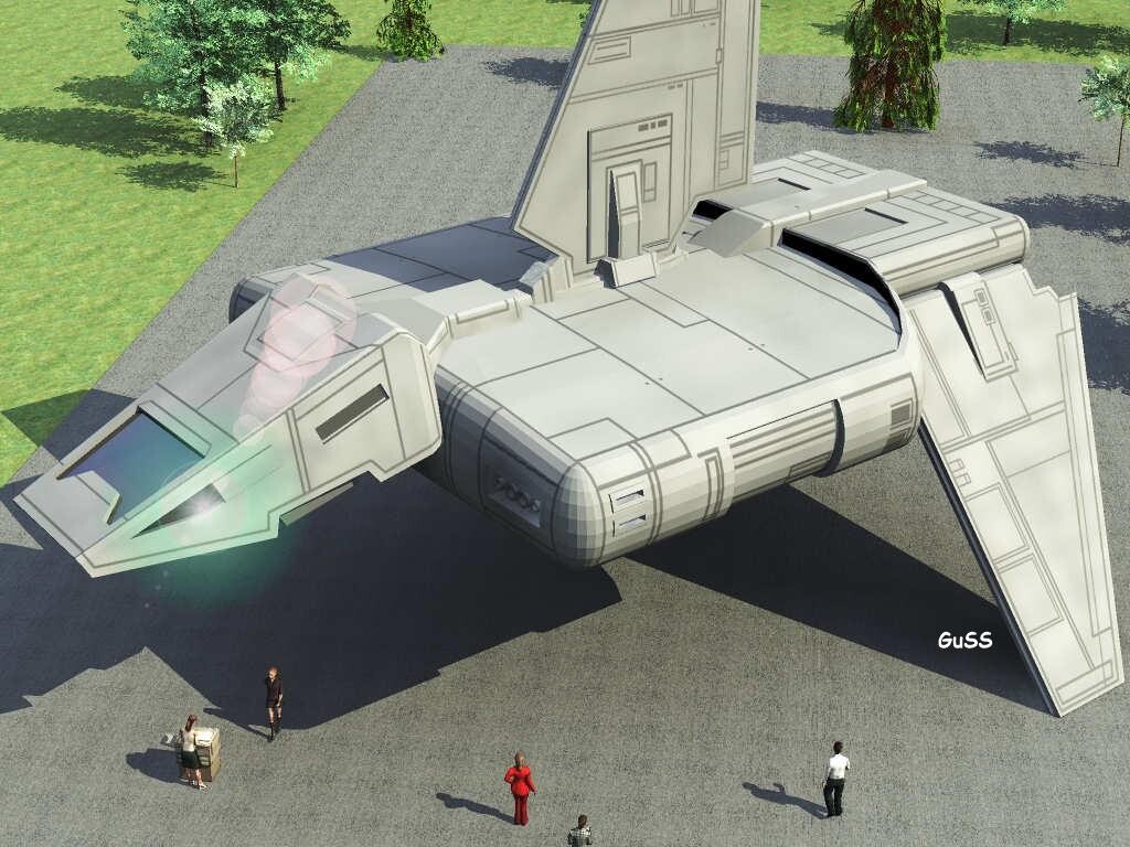 Gustavo Jorge Solis Sanchez - Sentinel-class shuttle fanart