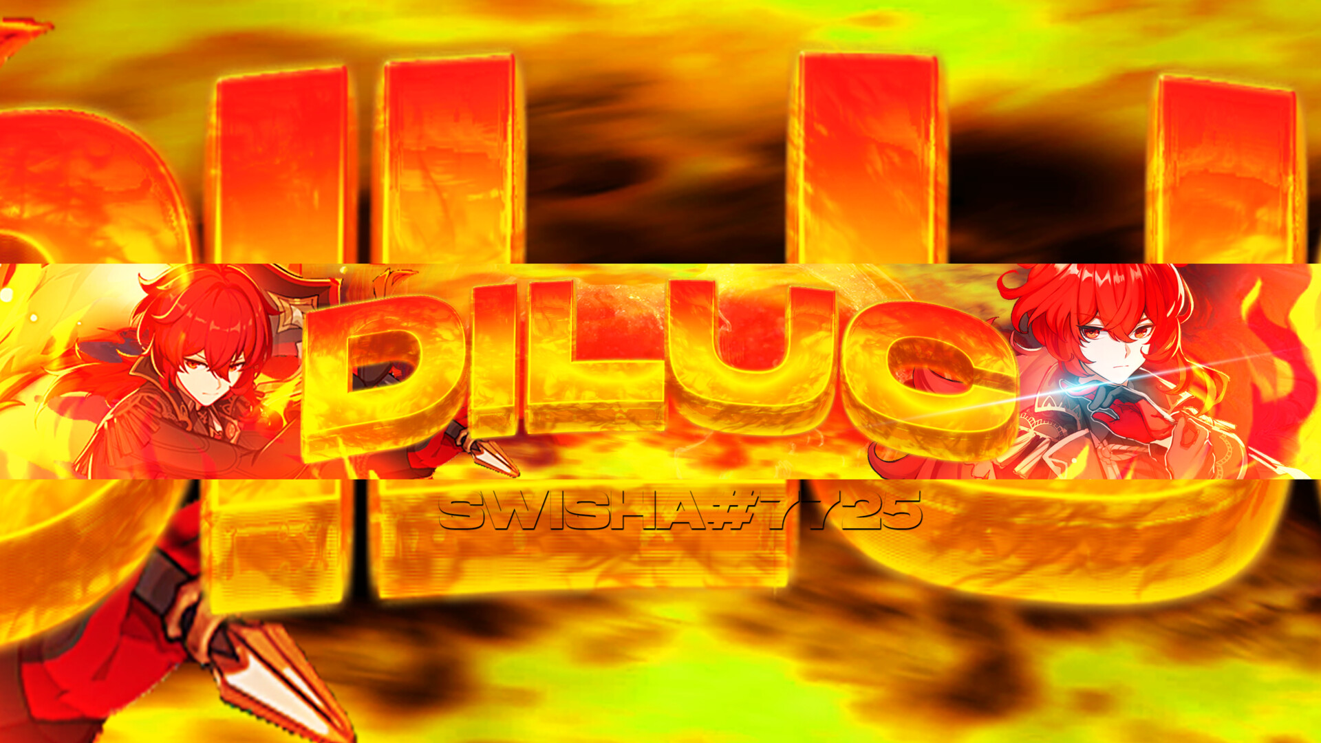 ArtStation - Genshin Impact Diluc Banner