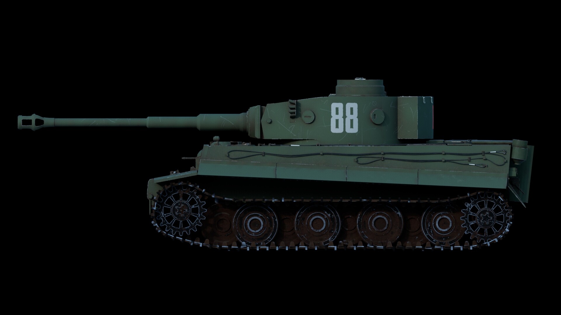 ArtStation - Tiger tank 1