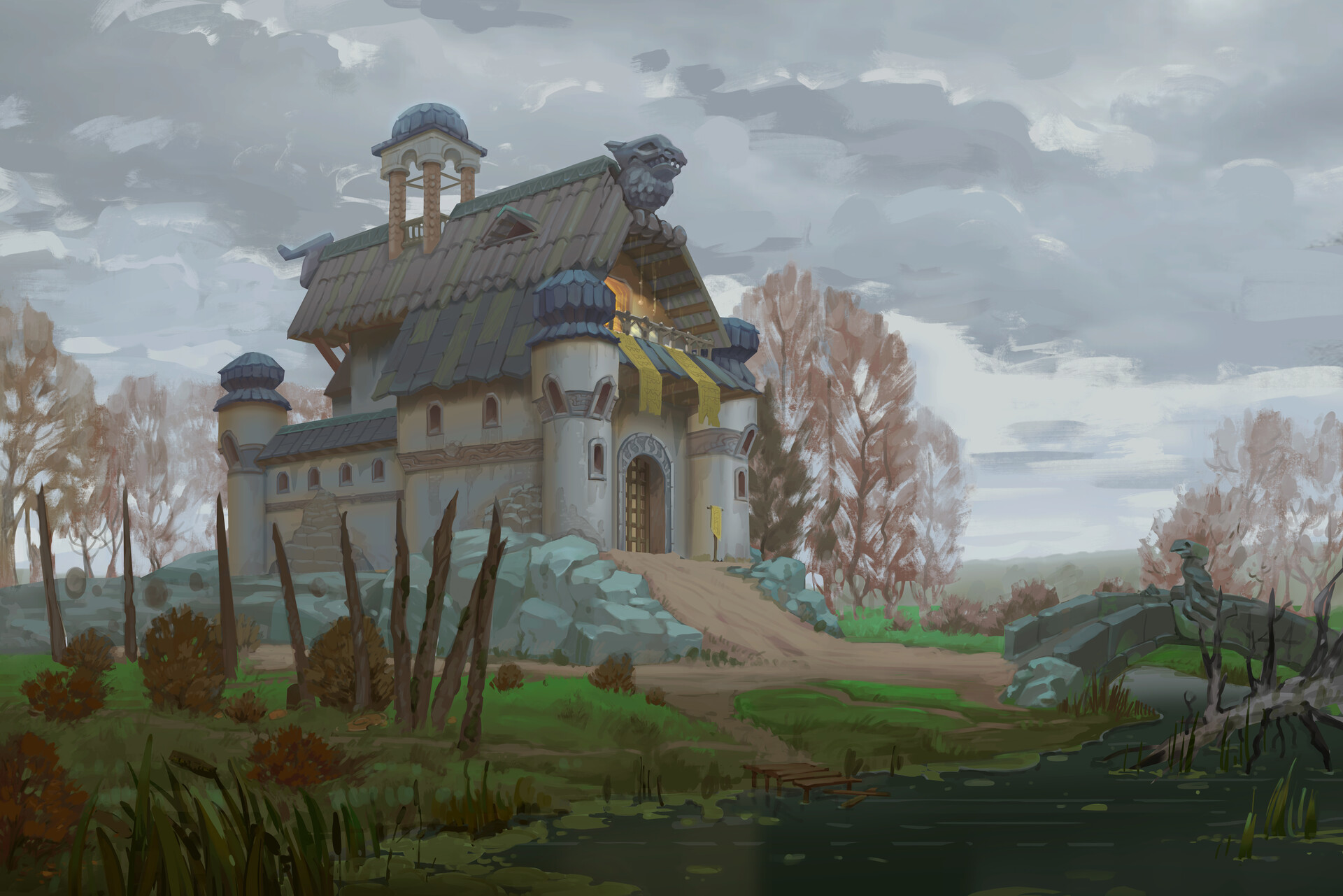 ArtStation - The old fortress