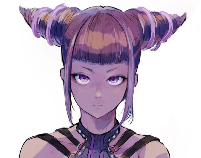 6maker - Juri Street fighter Realistic illustration