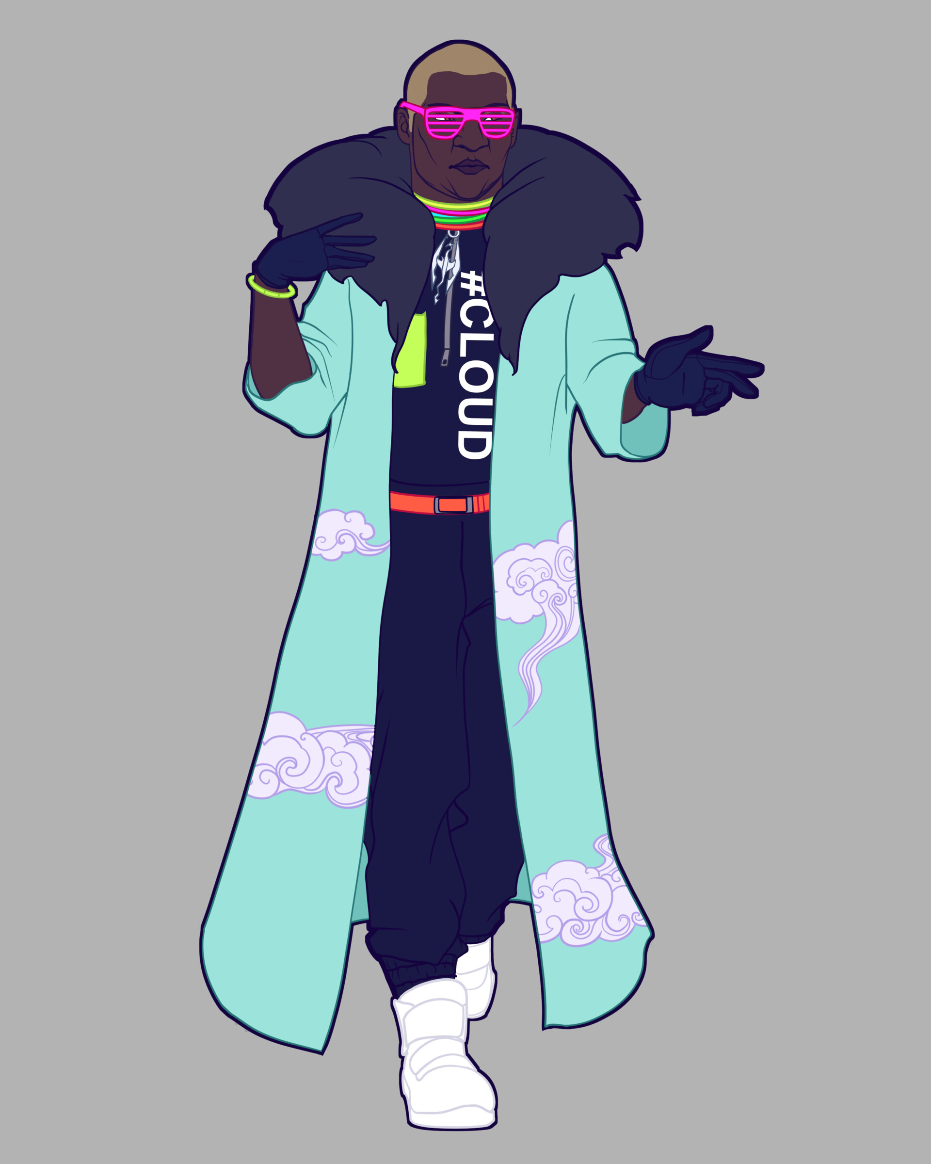 ArtStation - Skyrim characters, Cyberwave style