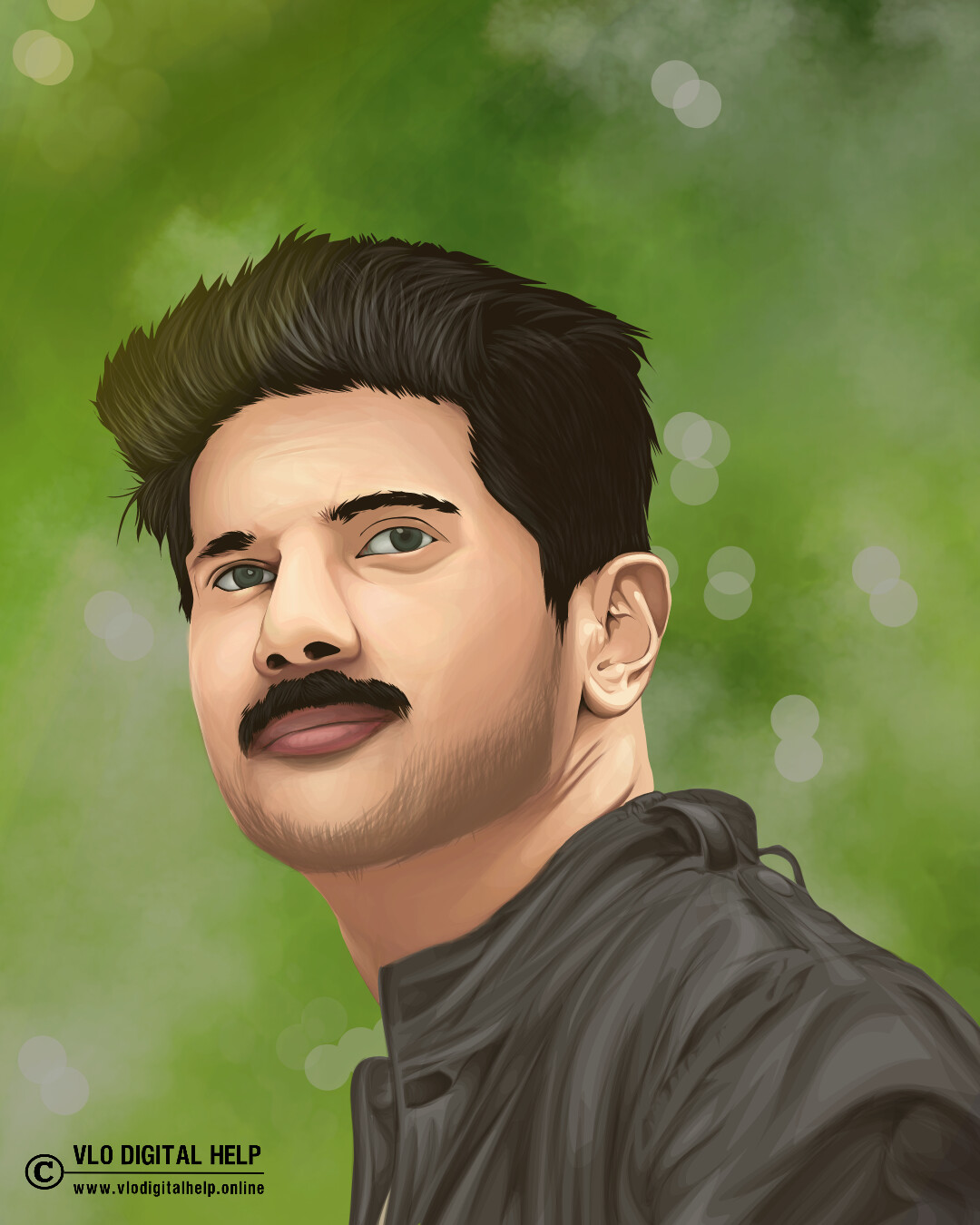 ArtStation - Dulquer salmaan digital vector art