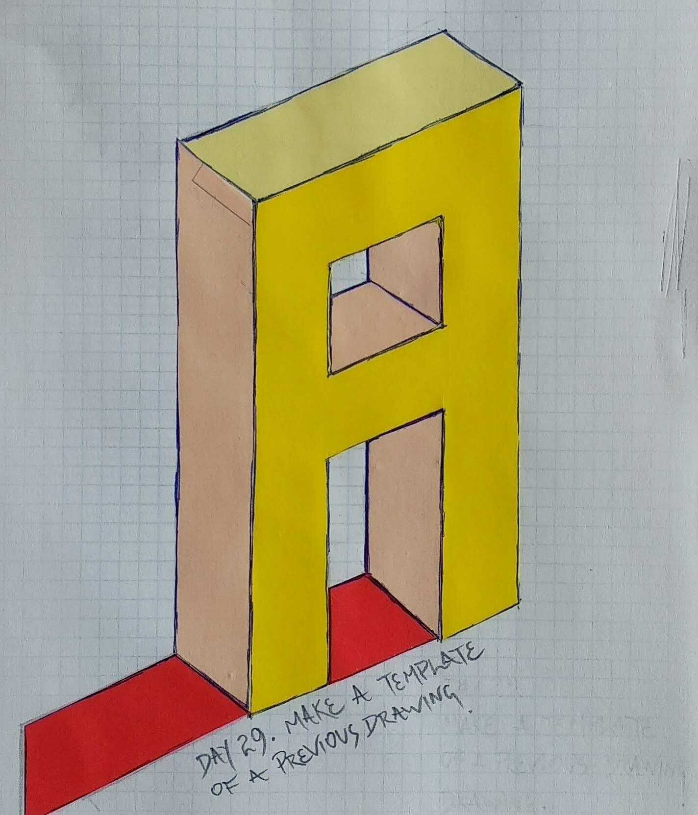 ArtStation - Letter A collage