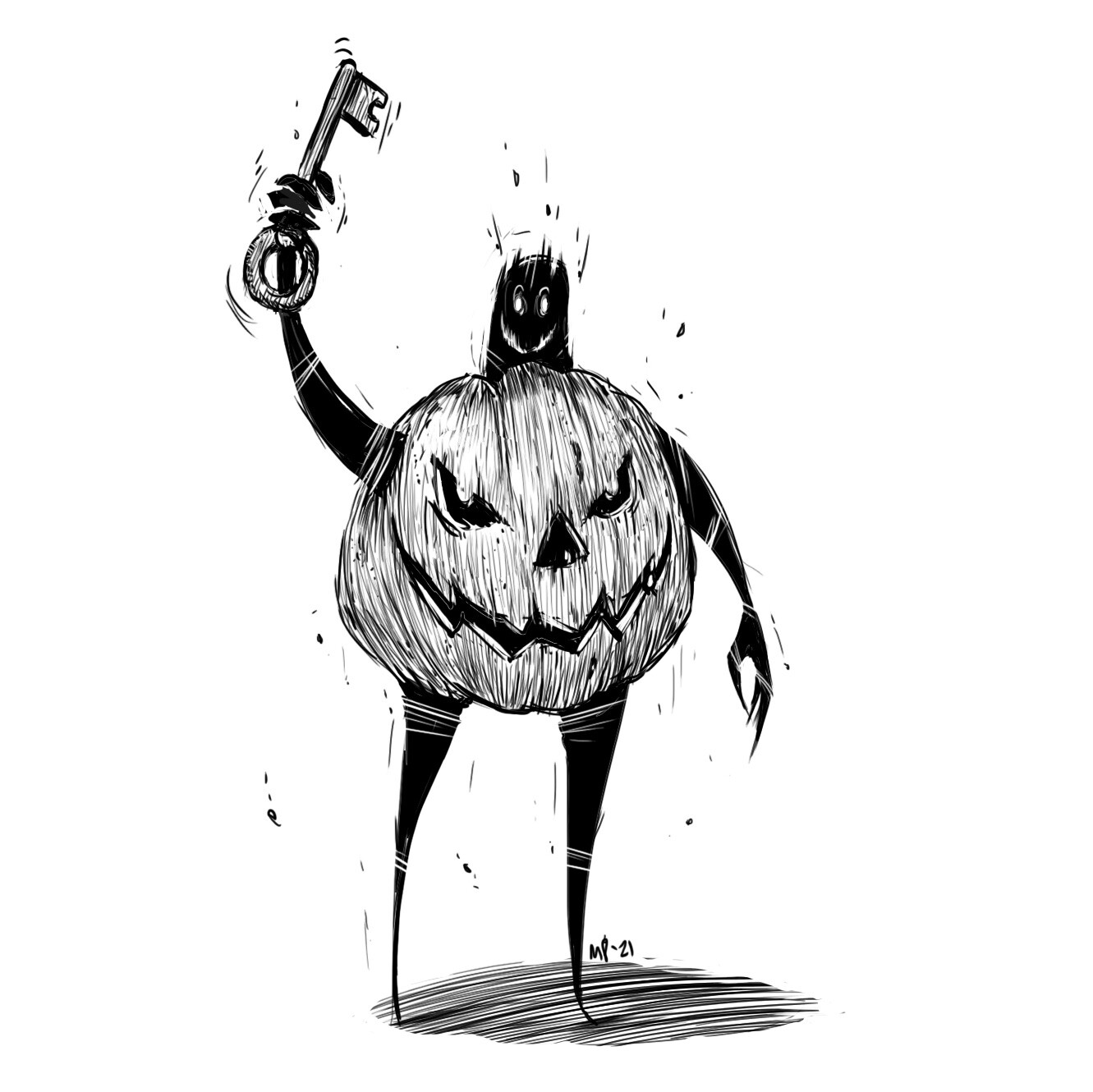 ArtStation - Pumpkin man