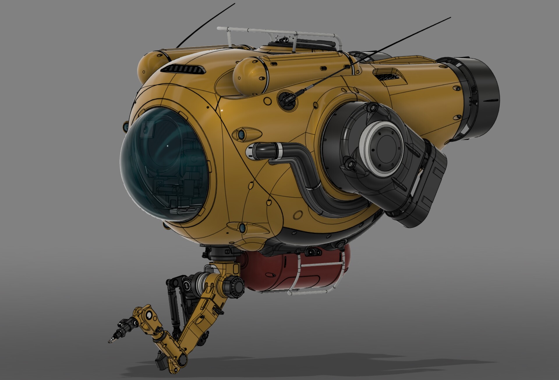 Max Marharit - 3D Concept Designer - Submersible