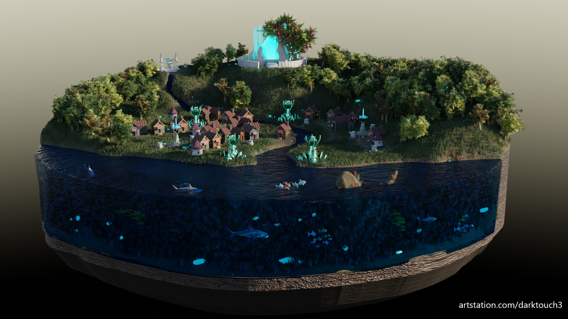 ArtStation - Radiant Island