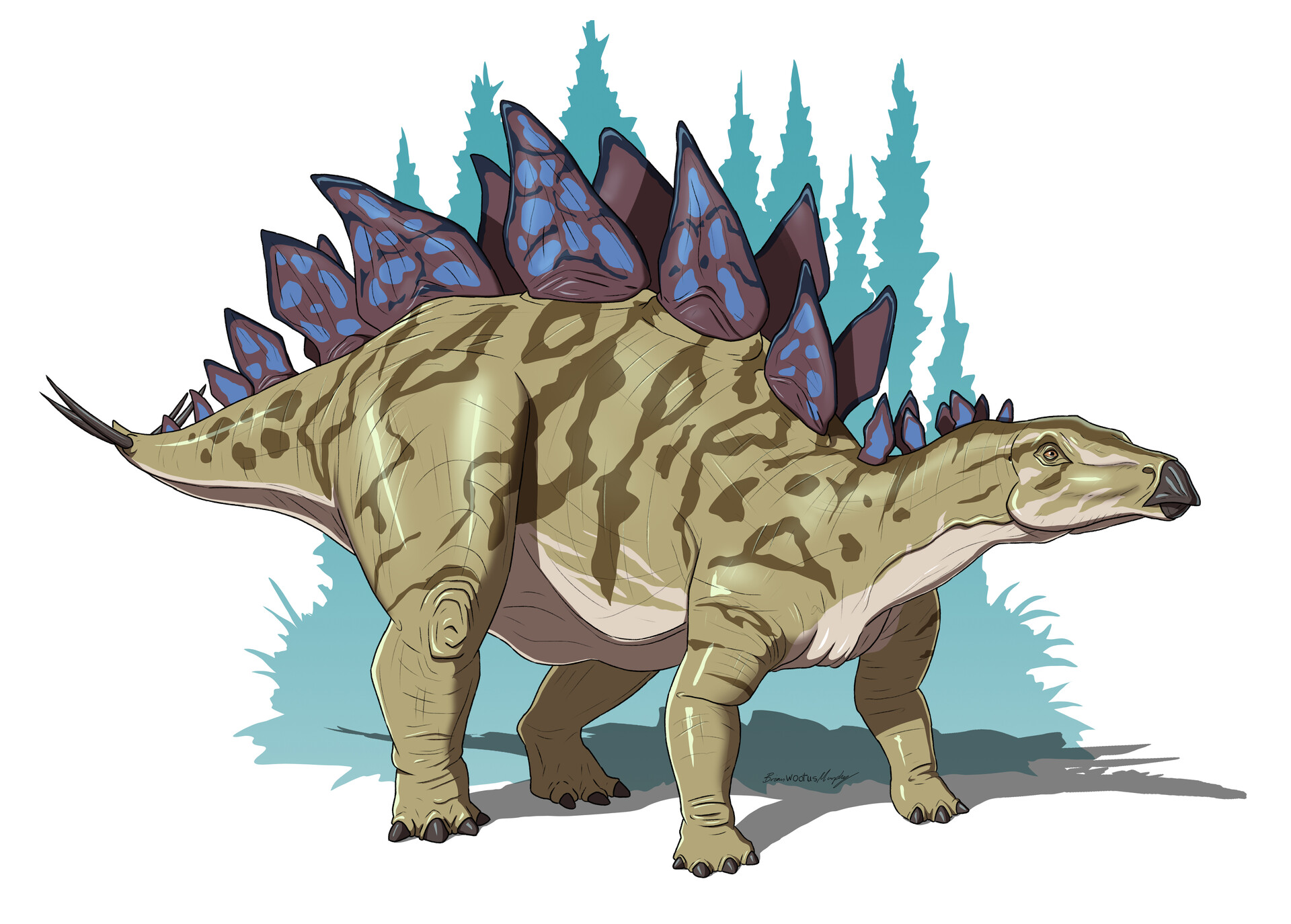 ArtStation - Stegosaurus