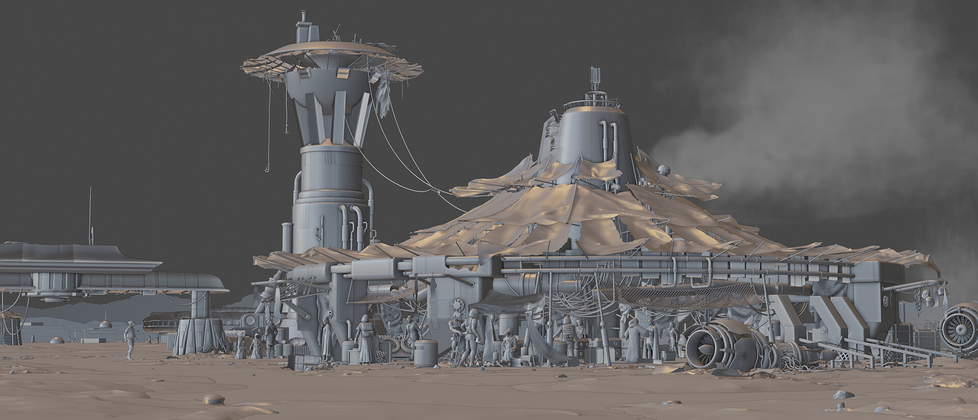 Roman Chervatyuk - Tatooine (STAR WARS) fan art