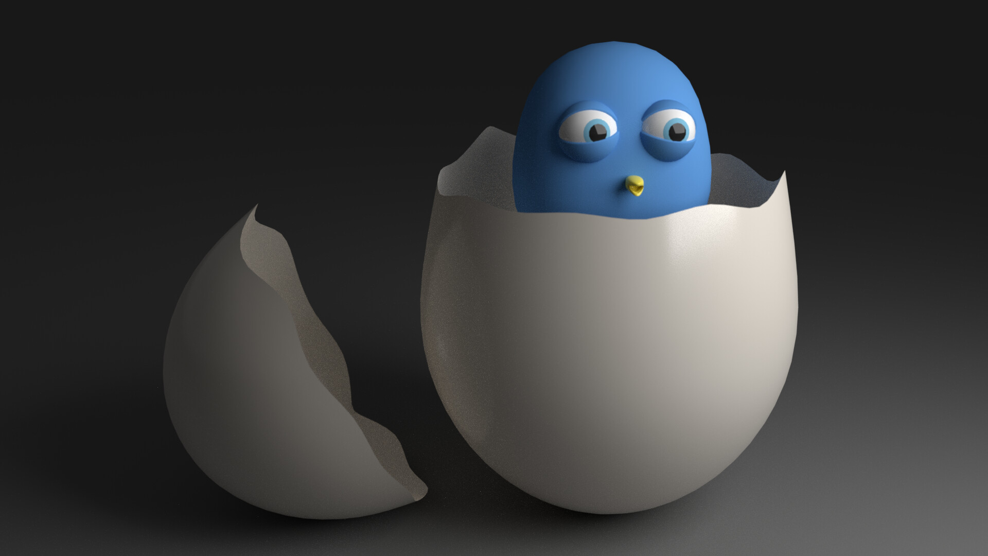 ArtStation - Chick, Broken Egg