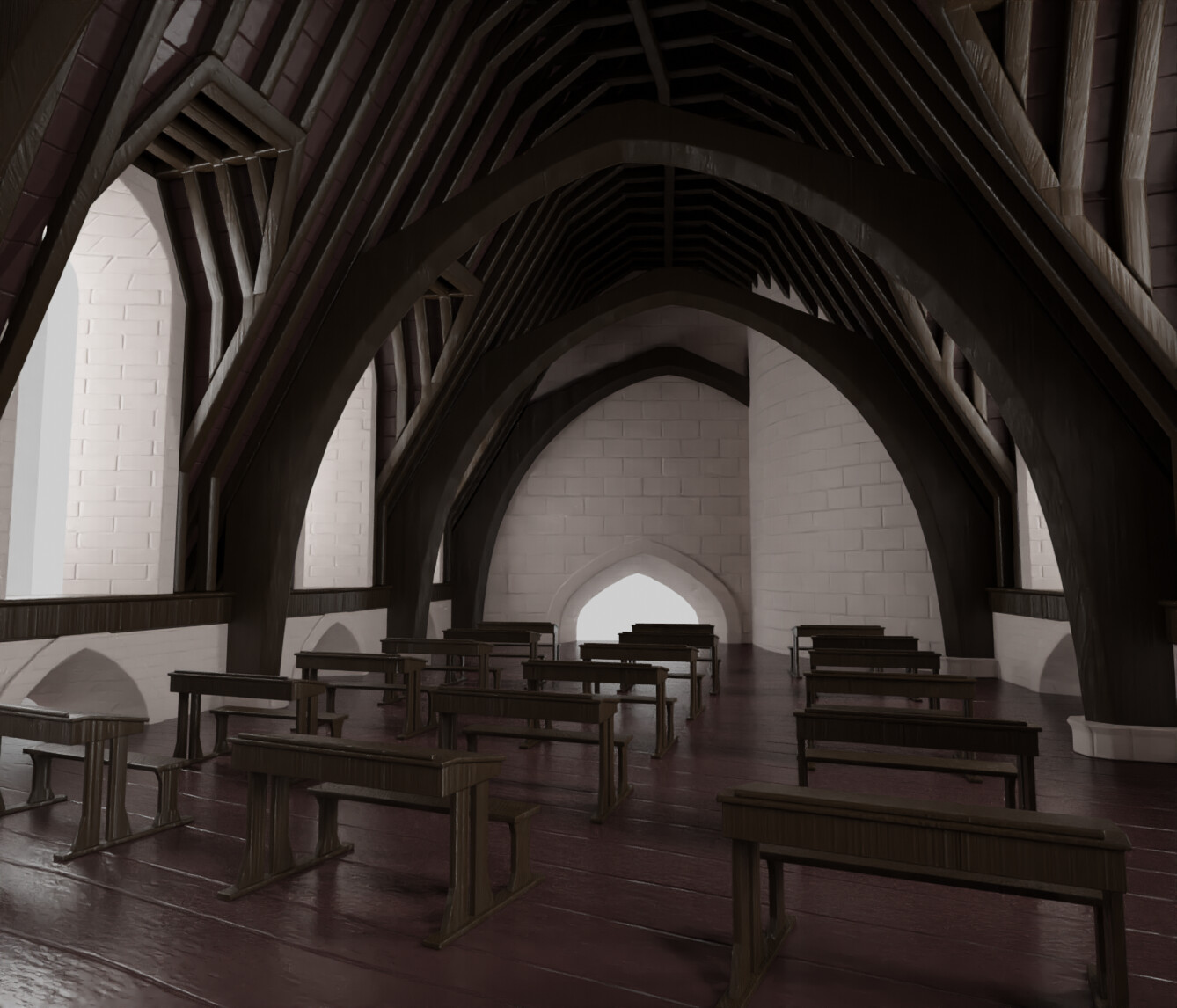ArtStation - Harry Potter DADA Classroom (WIP)