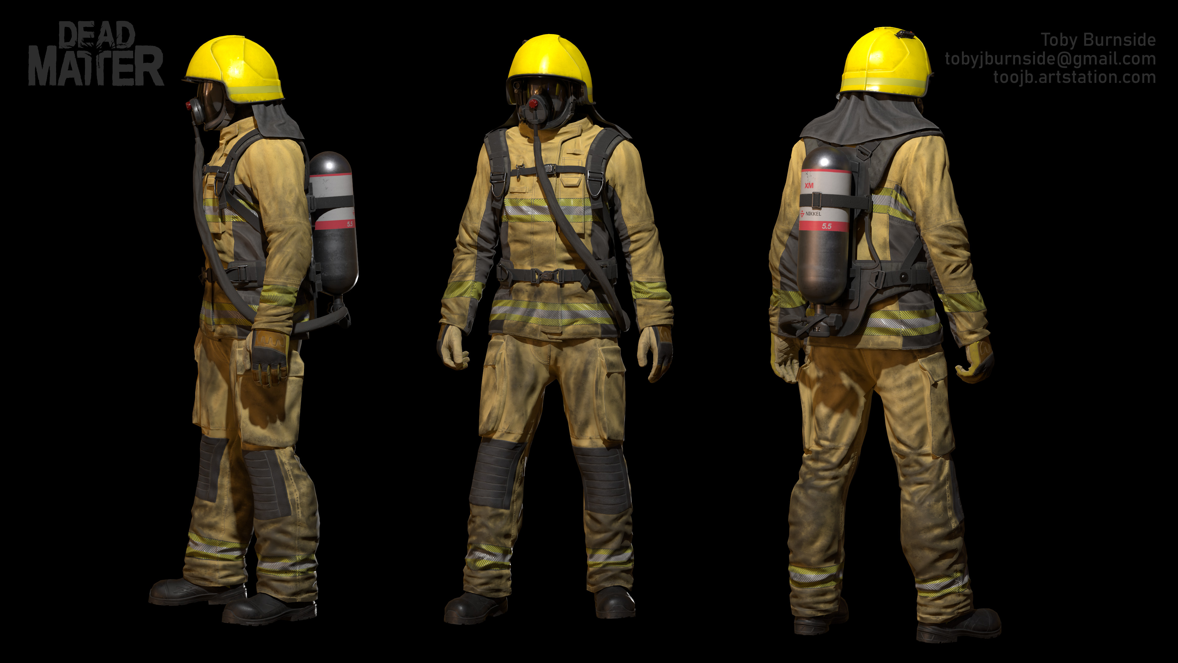 Toby Burnside - Firefighter Starter Outfit - Dead Matter