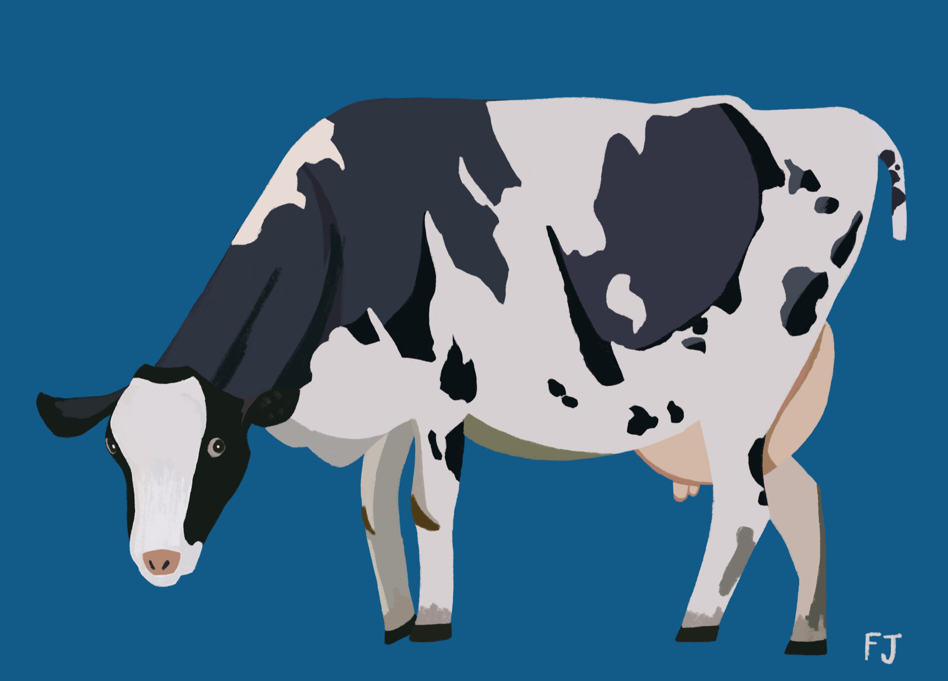 ArtStation - Early birthday cow