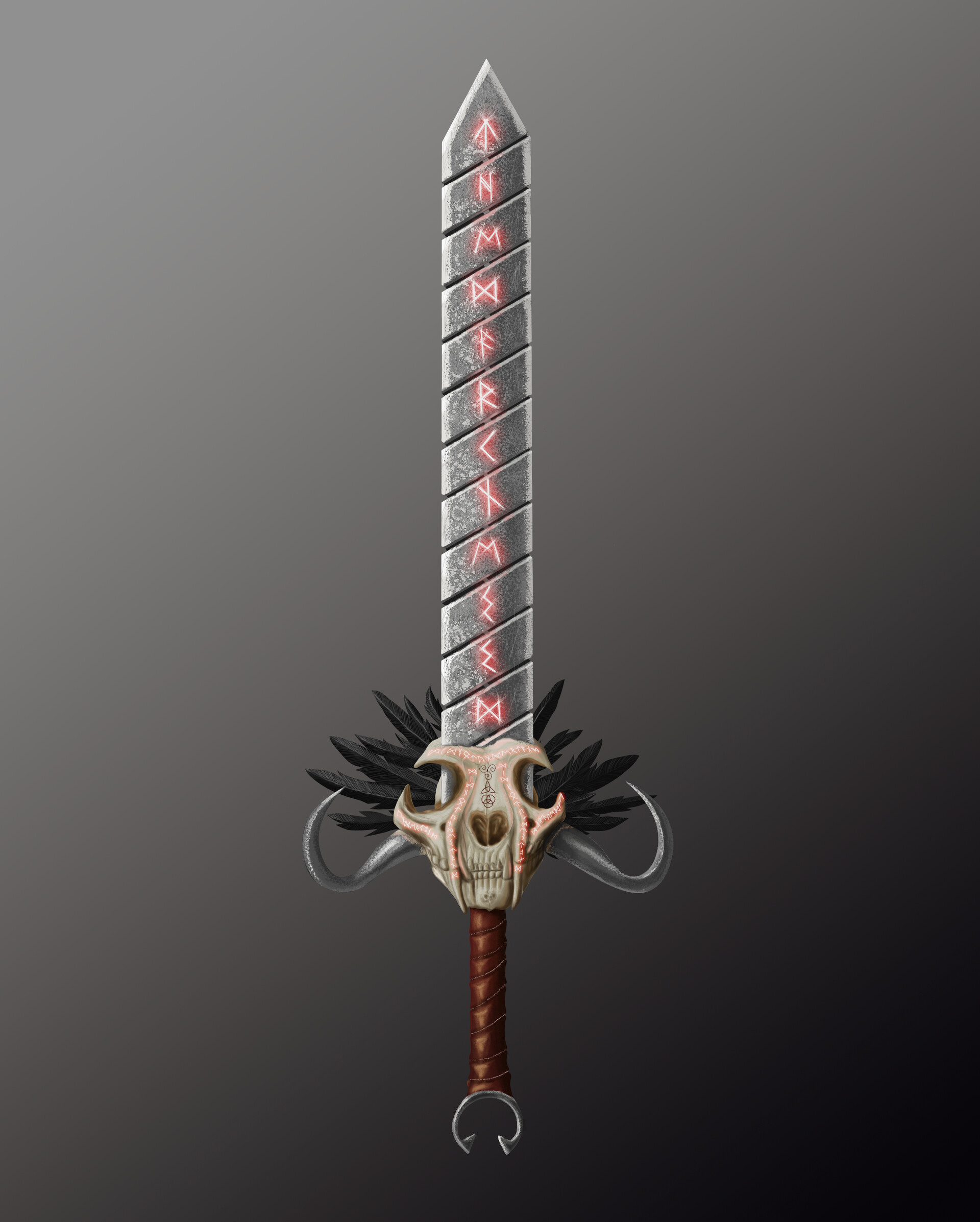 ArtStation - Rune Sword Concept