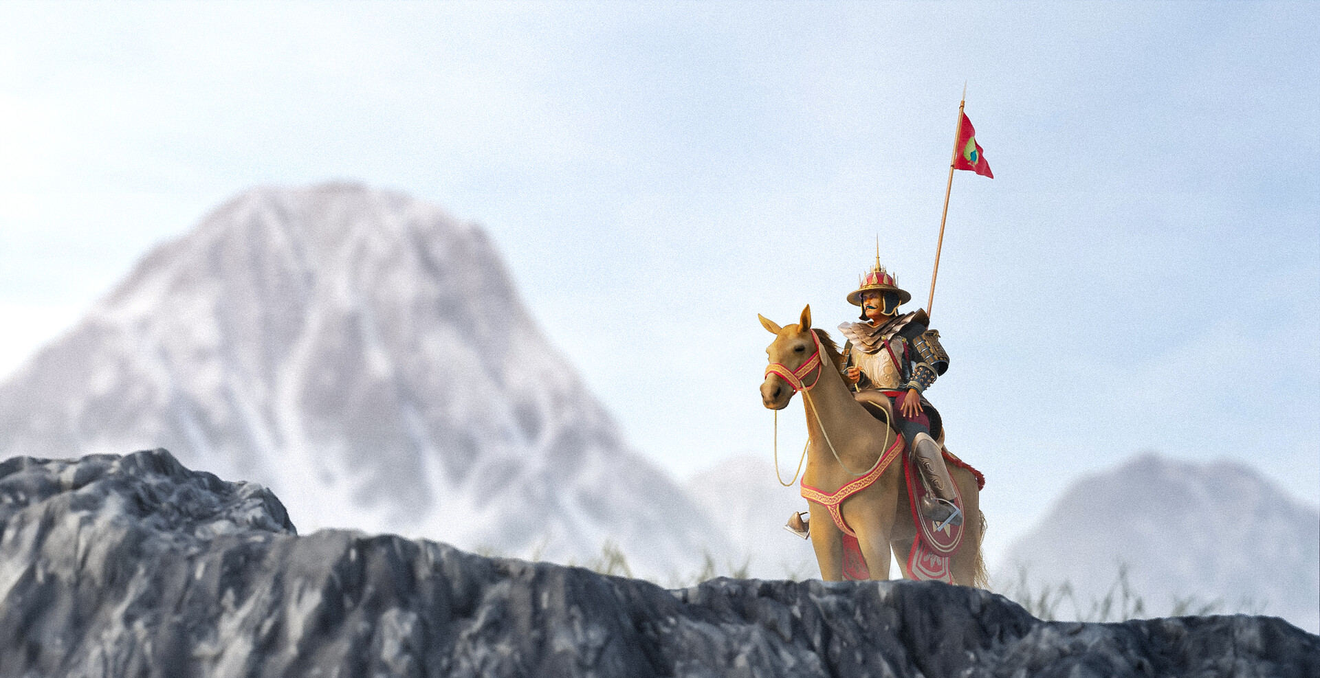 ArtStation - Burmese General Travelling to West