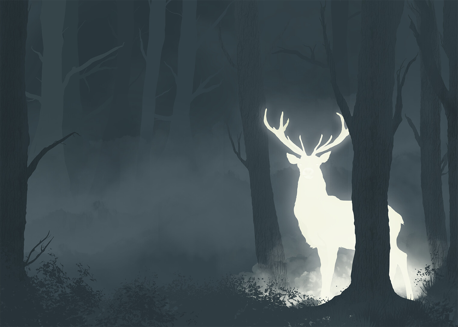 ArtStation - Deep in the forest